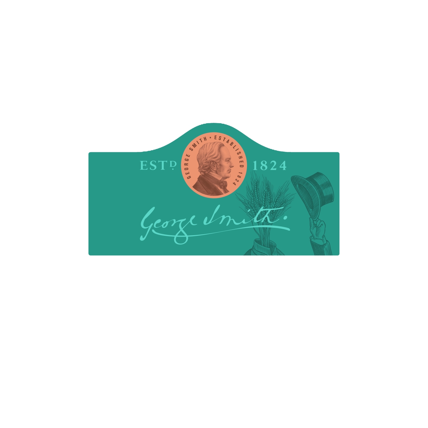 Glenlivet whiskey label design